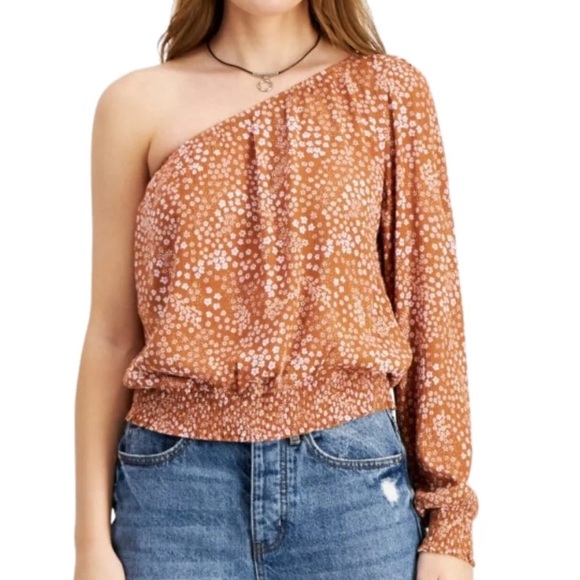 Hippie Rose | Tops | New Hippie Rose Pretty Pastel Brown Rust Floral ...